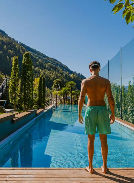 Pools & Garten im Resort in Südtirol - Andreus Resorts